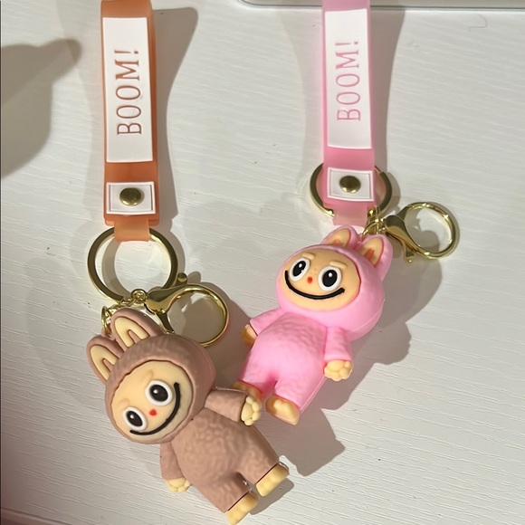 Toys | Labubu Buyers Choice Of Color Pink And Brown Keychains Price For ...